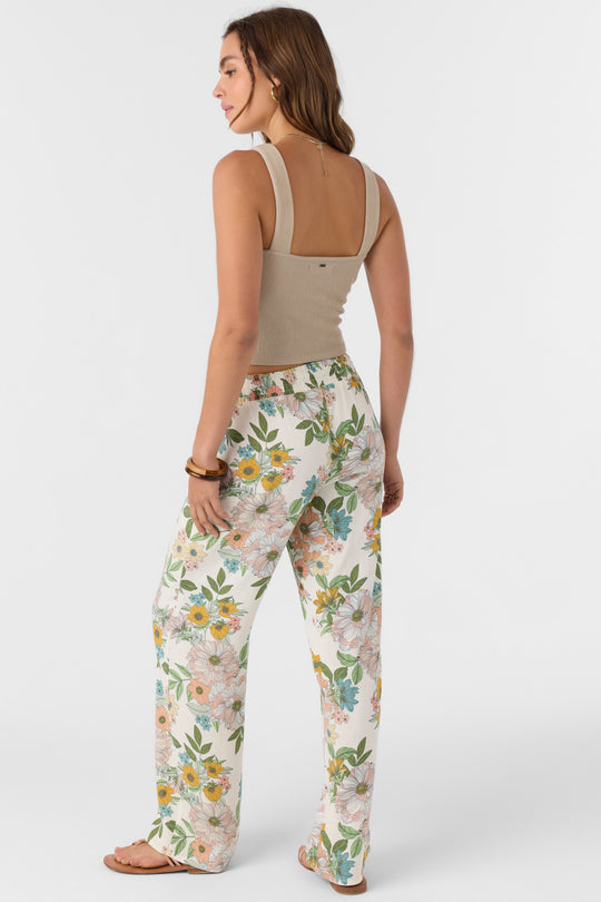 Jonie Pant Cara Floral - Winter White | O'Neill