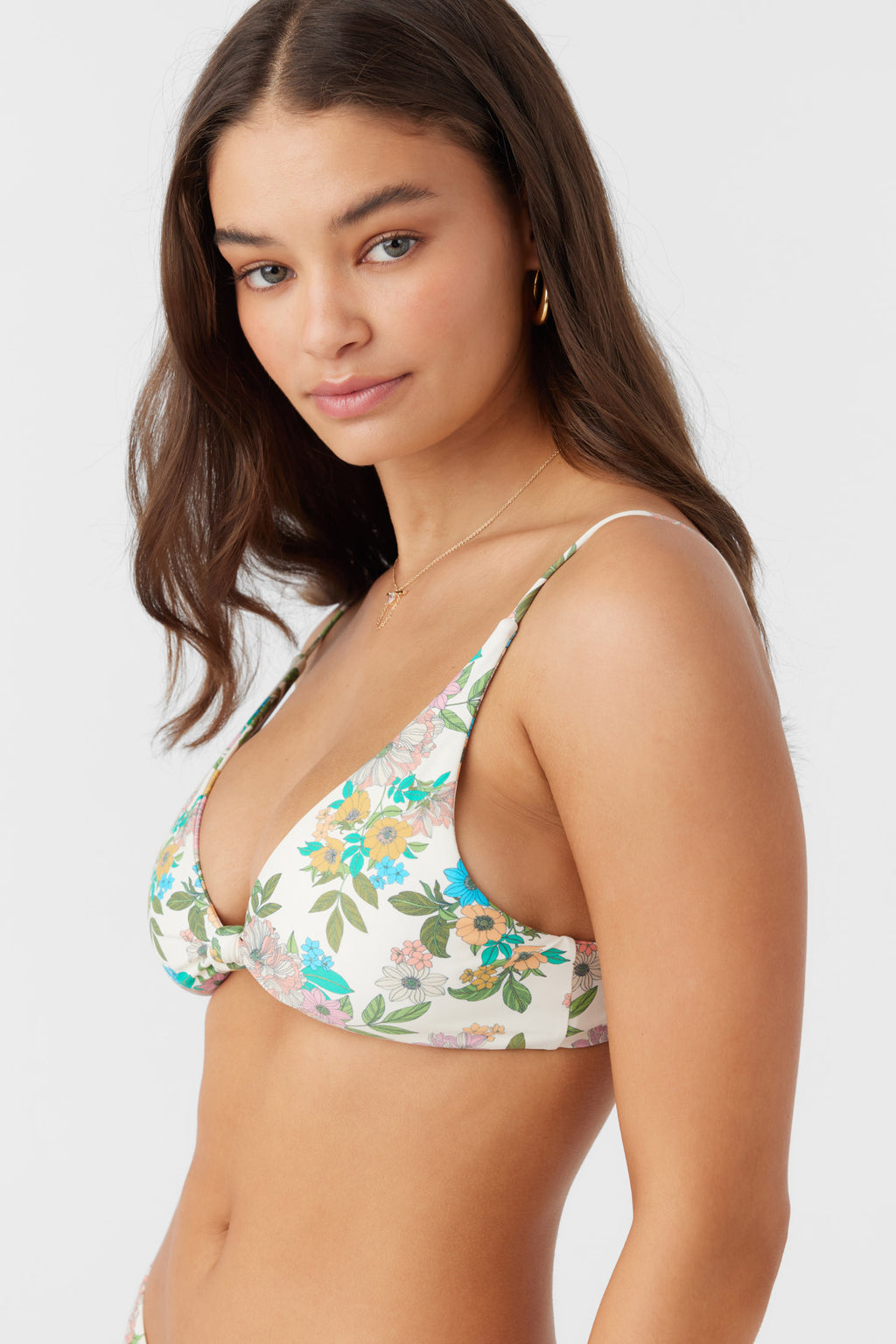 Cara Floral Pismo Bralette Top - Vanilla | O'Neill