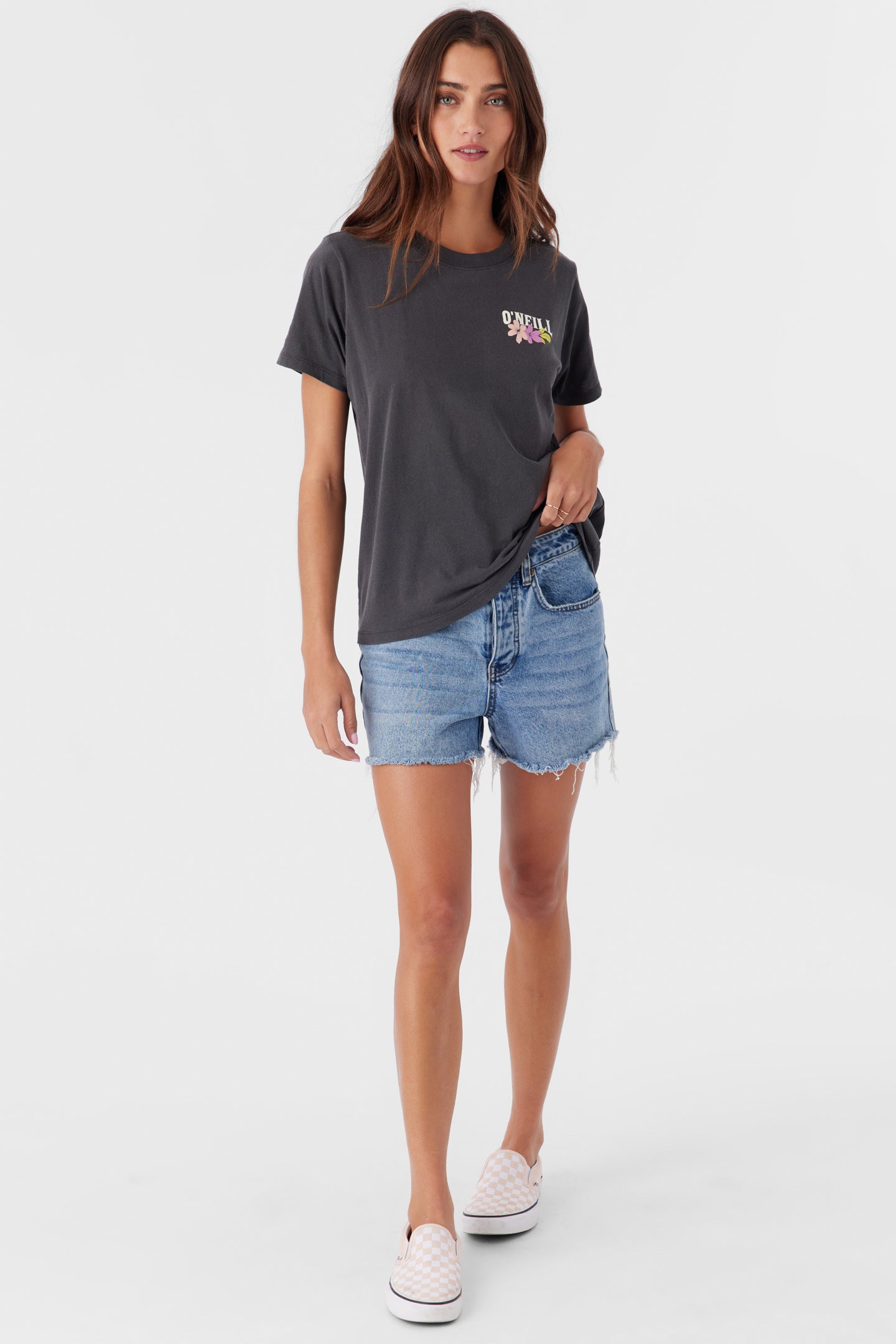 Abbie Beach Tee - Washed Black | O'Neill