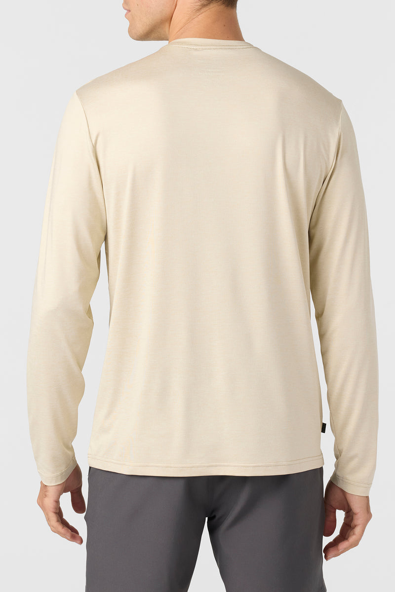 TRVLR Upf Tee Paradise Long Sleeve Pullover - H Lt Khaki | O'Neill