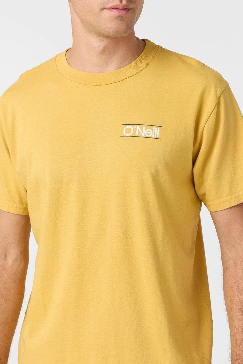 O'Riginals Parallel Lines Relaxed Fit Tee - Rattan | O'Neill
