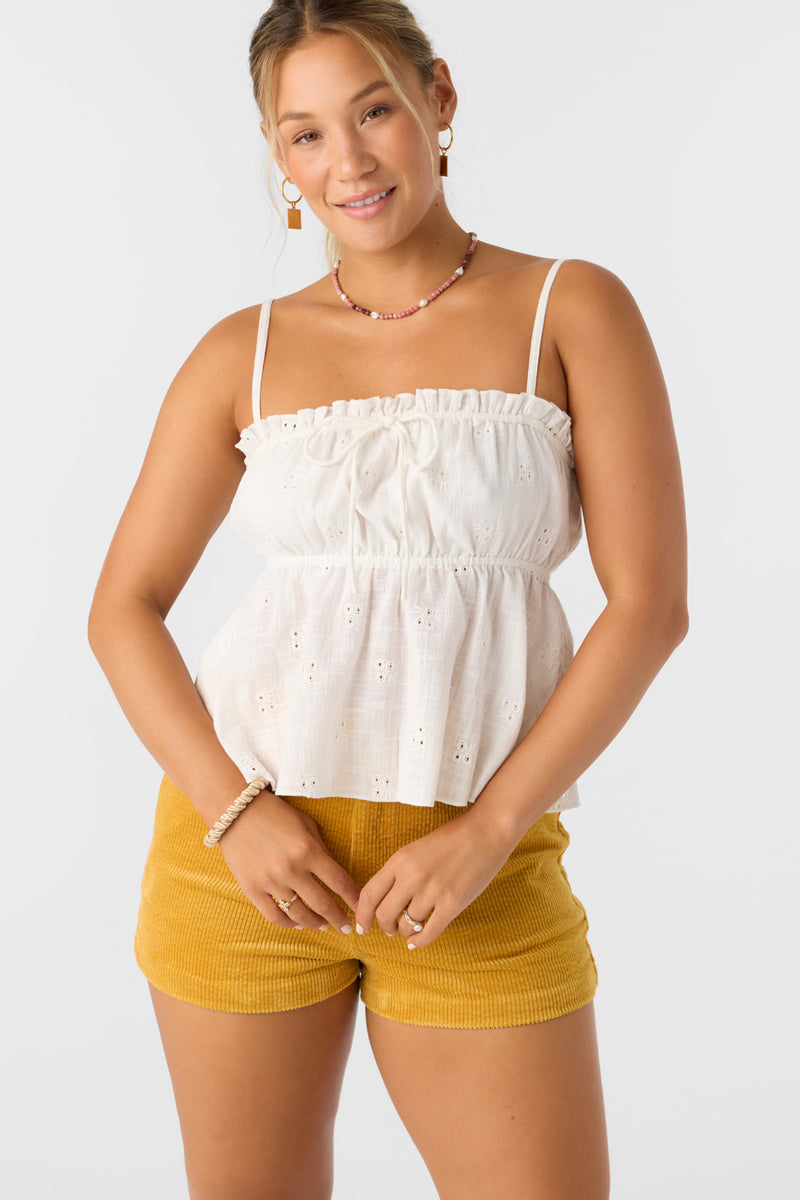 Alexia Sleeveless Top - White | O'Neill