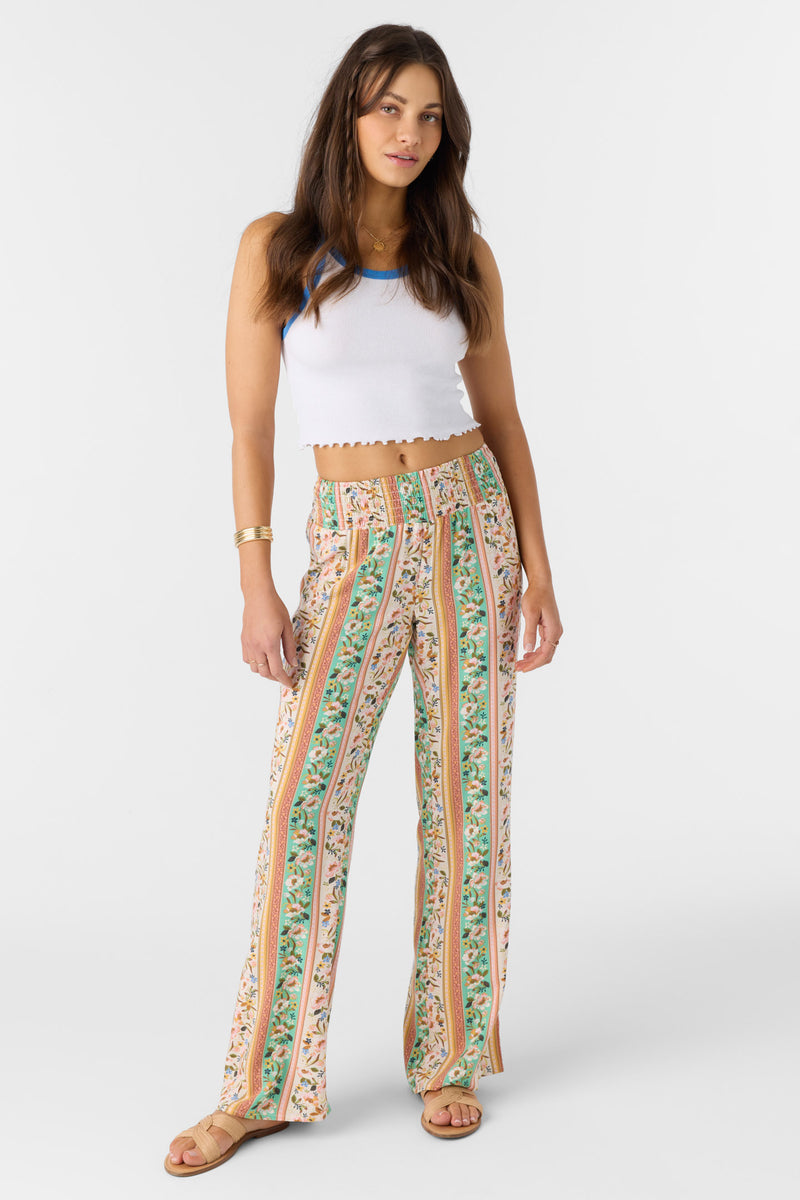 Jonie Cora Floral Pants - Tapioca | O'Neill