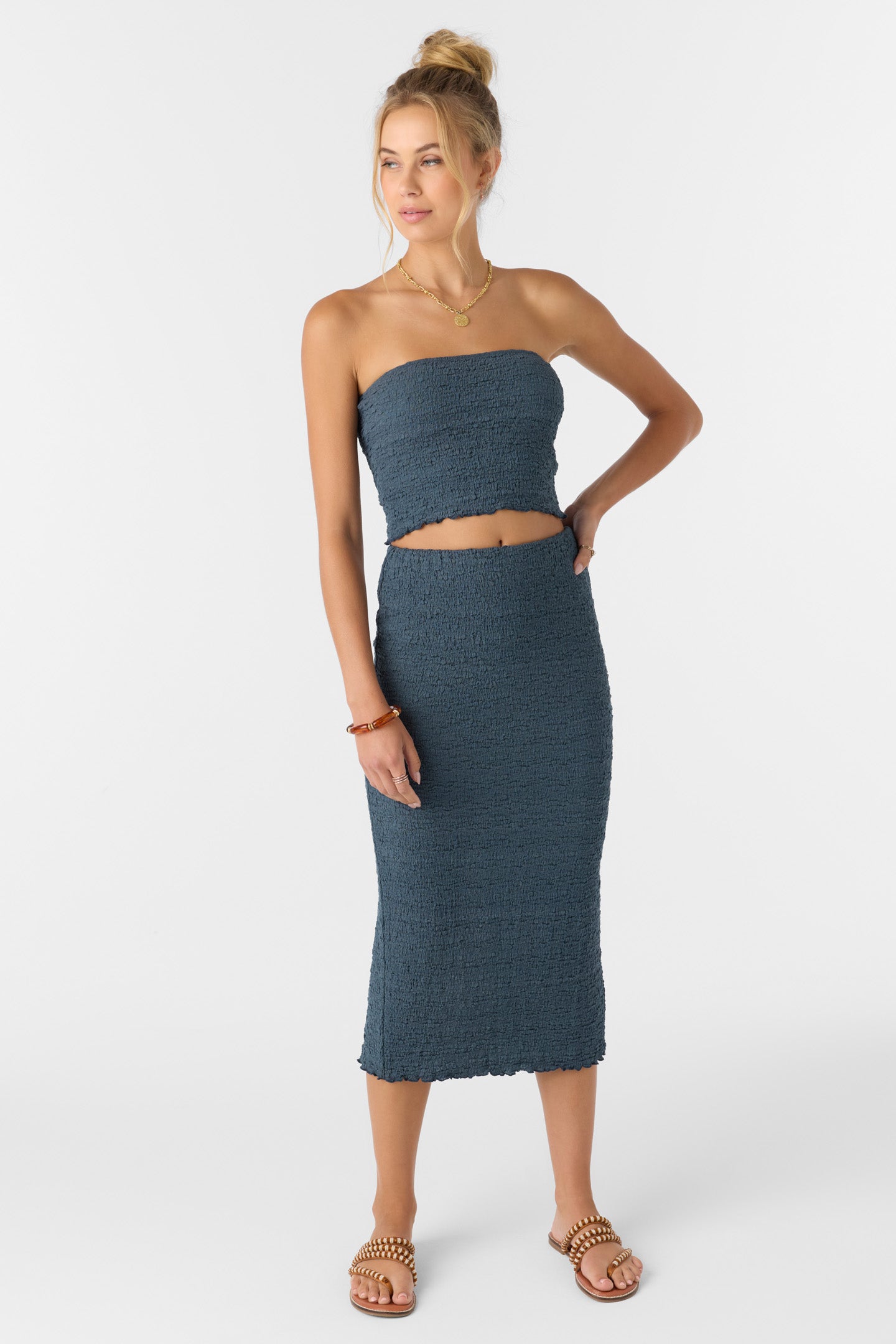 Jordana Midi Skirts - Slate | O'Neill