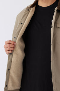 Beacon High Pile Lined Jacket - Khaki | O'Neill