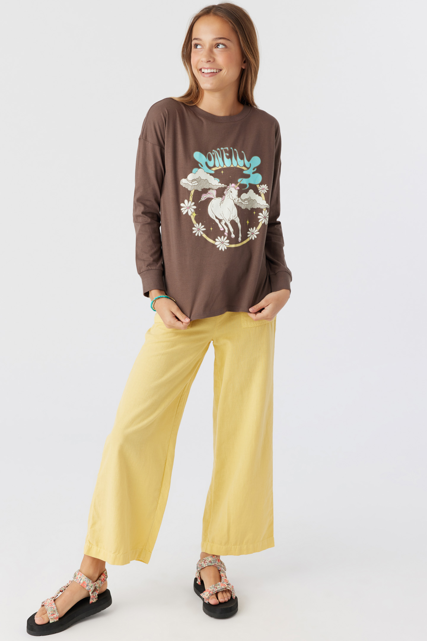 Girl's Mystic Tee - Coffee | O'Neill