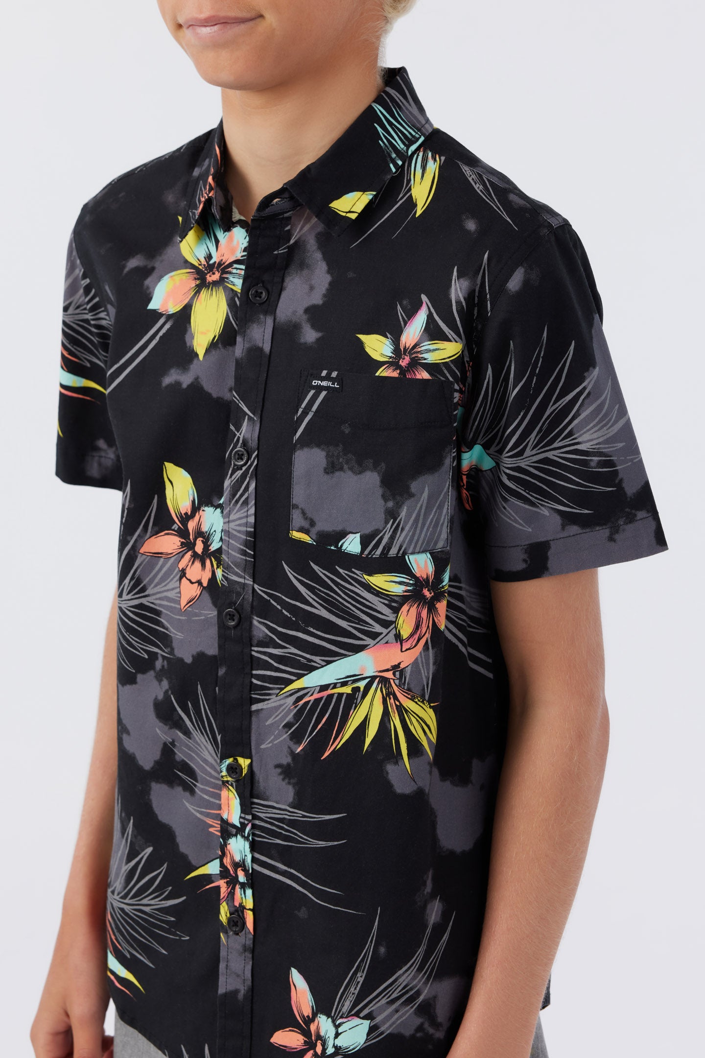 Boy's Quiver Stretch Shirt - Black | O'Neill