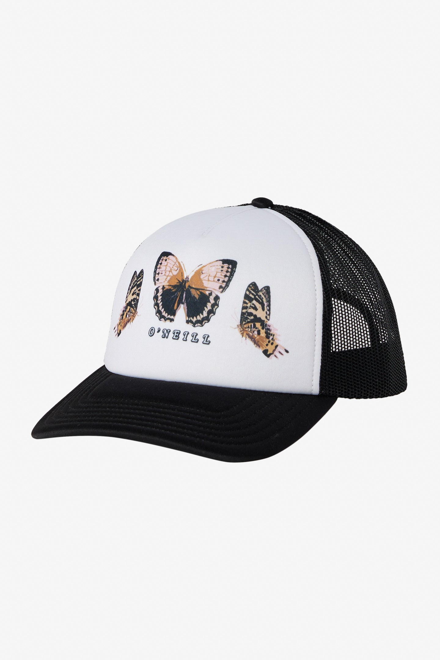 Ravi Poly Trucker Hat - Washed Black | O'Neill