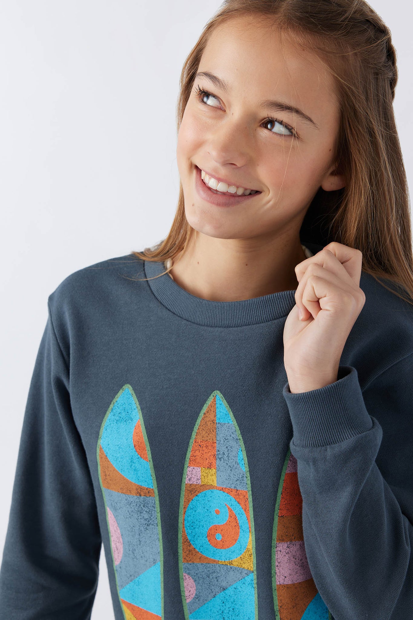 Girl's Breakwater Fleece - Slate | O'Neill