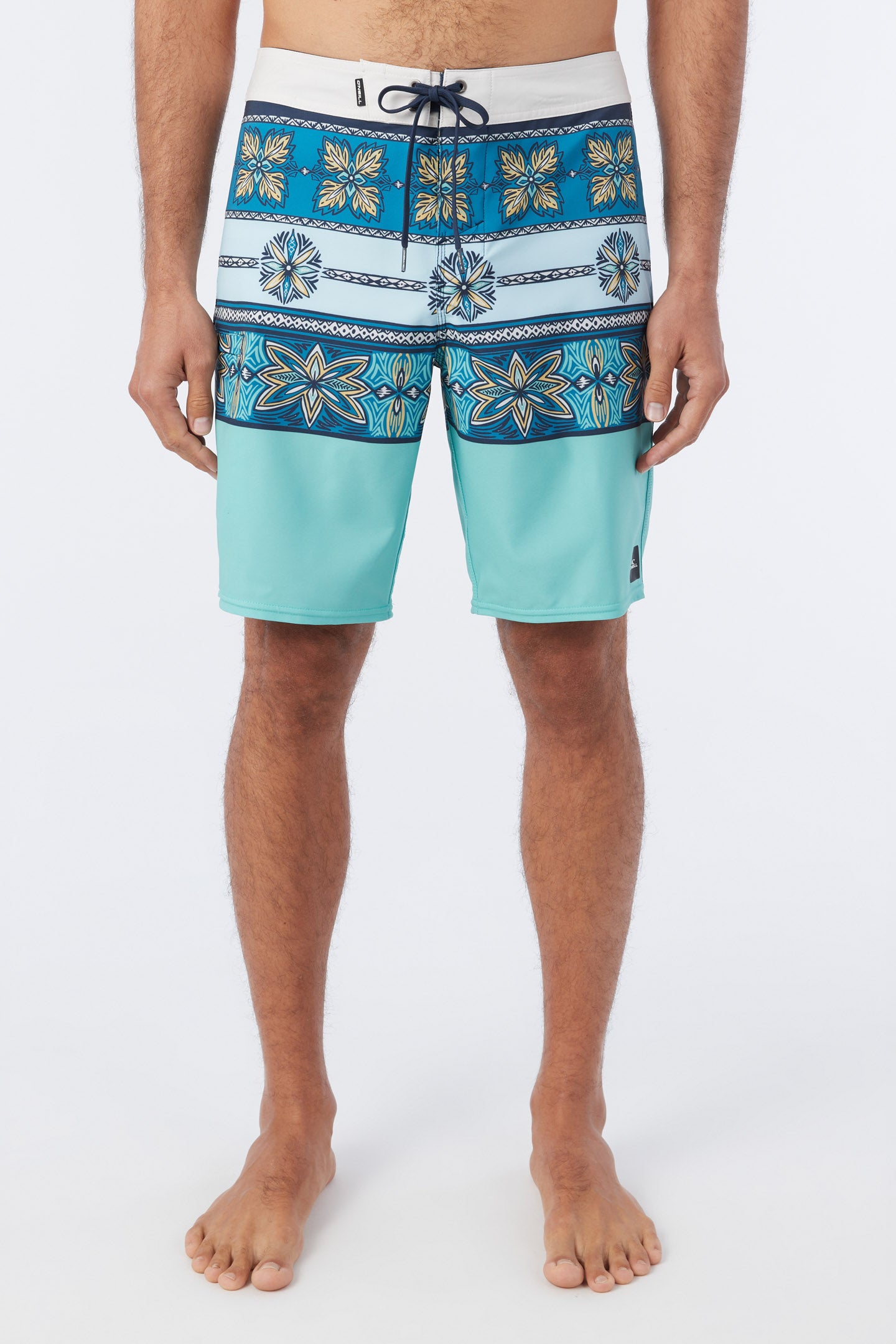 Hyperfreak Heat Print 20" Boardshorts - Aqua Wash | O'Neill