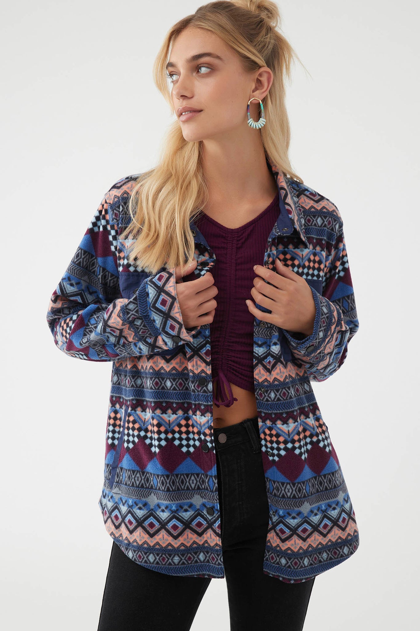 Izra Superfleece Flannel Shirt Multi Colored Oneill
