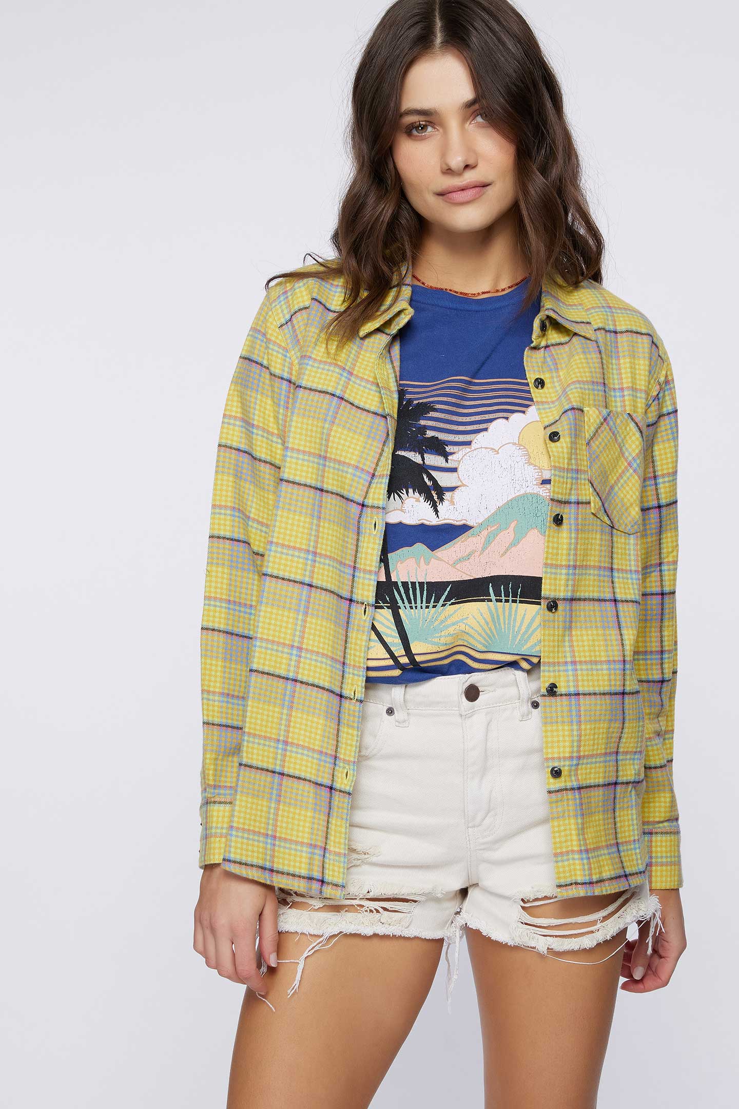 Logan Flannel Top - Mimosa | O'Neill