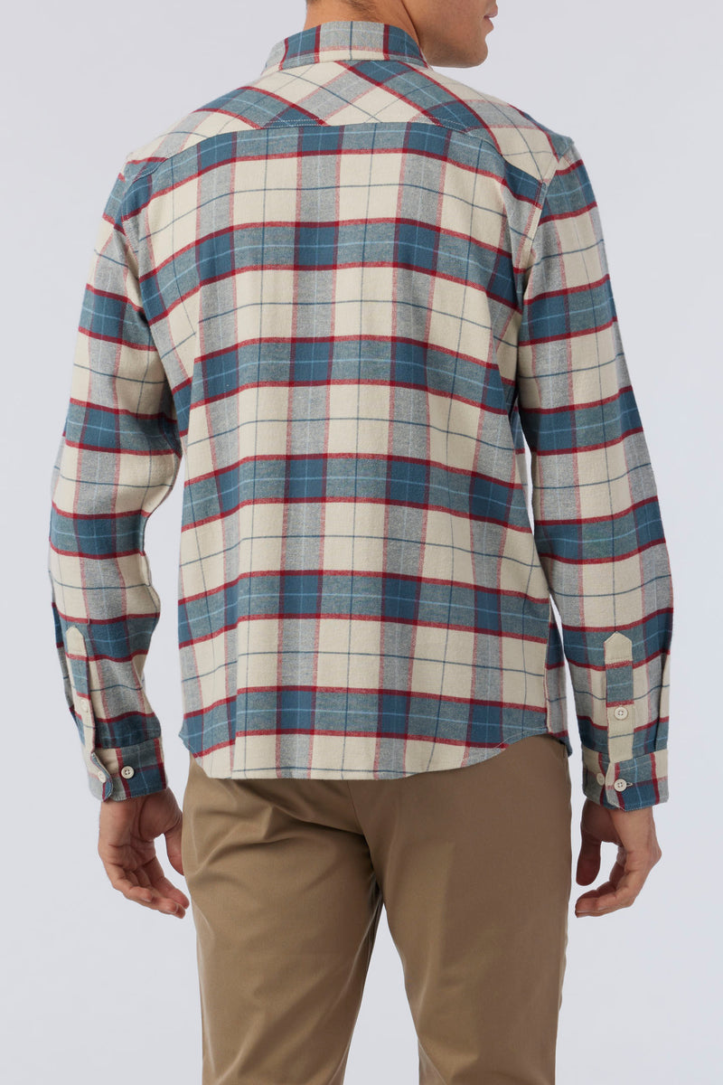 Redmond Plaid Stretch Flannel Shirt - Light Khaki | O'Neill