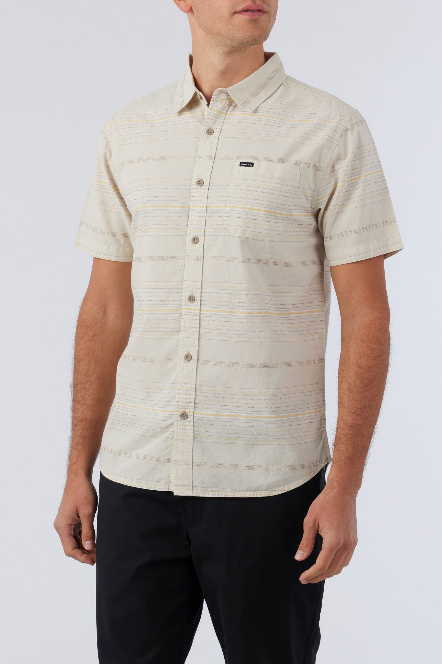 Seafaring Stripe Standard Shirt - Light Khaki | O'Neill