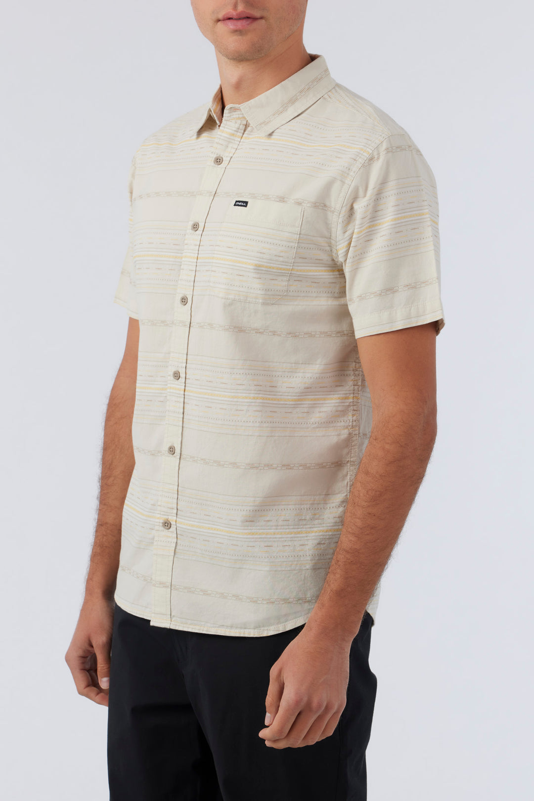 Seafaring Stripe Standard Shirt - Light Khaki | O'Neill
